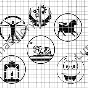 Fallout Factions SVG Vinyl Stencil and Decal File Digital Downloads (2 ...