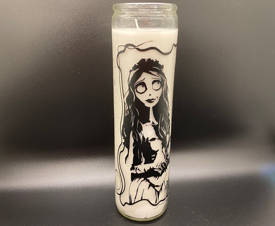 Corpse Bride Emily SVG File for Pillar Candles or Tumblers (digital ...