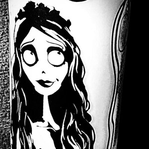 Corpse Bride Emily SVG File Digital Download for Pillar Candles or ...