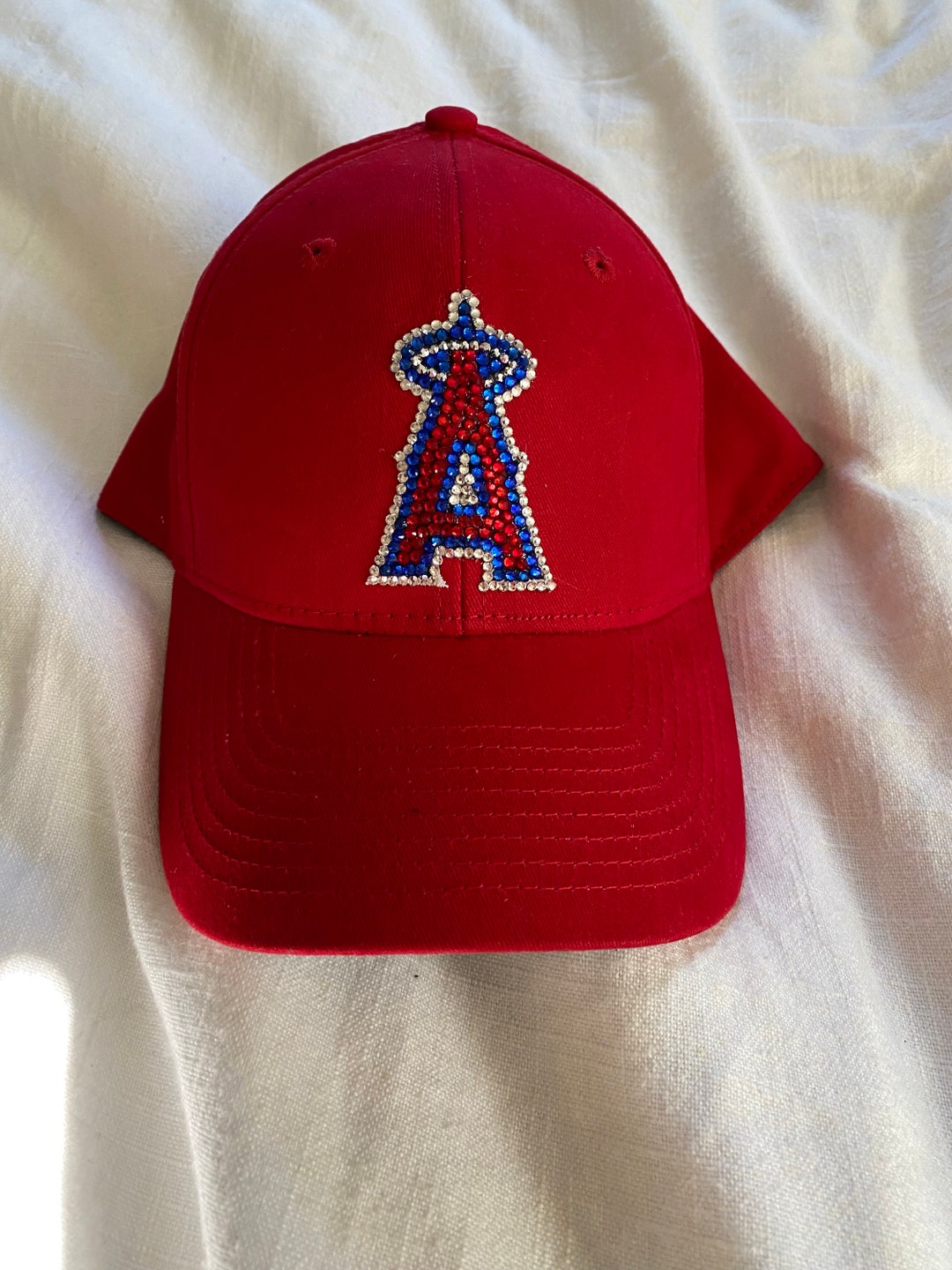 Rhinestone Los Angeles Angels Hat - Etsy