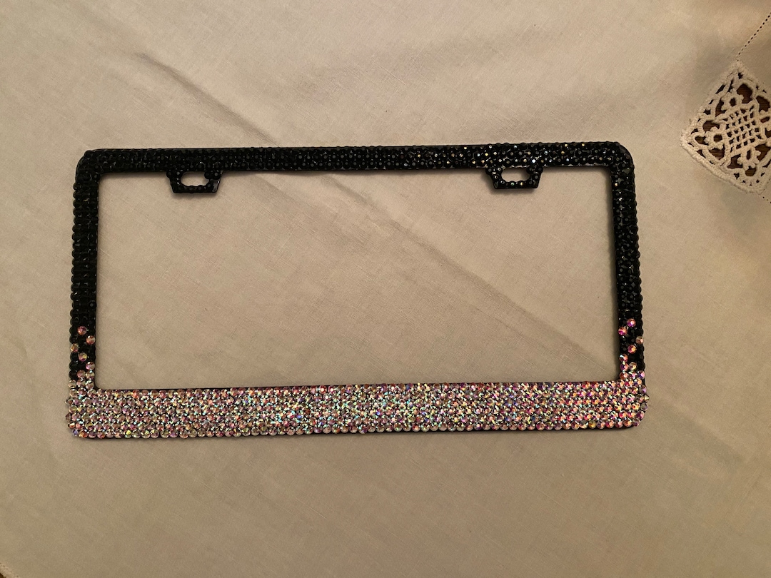 Ombré Crystal License Plate Frame - Etsy