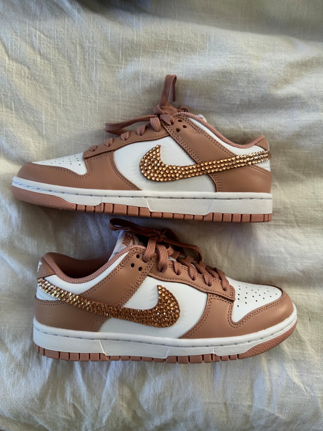 Pink Crystal Nike Dunk Low - Etsy