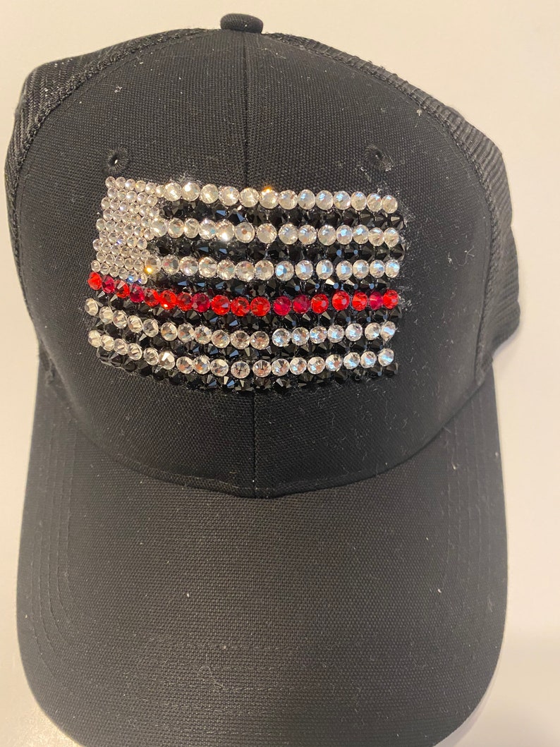 Thin Red Line Hat - Etsy