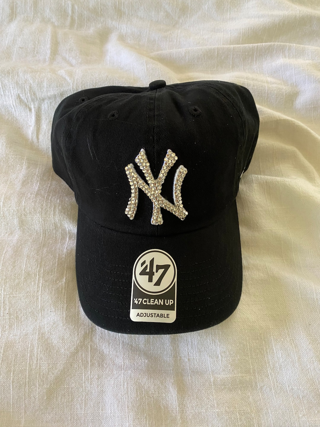 Rhinestone New York Yankee Hat - Etsy