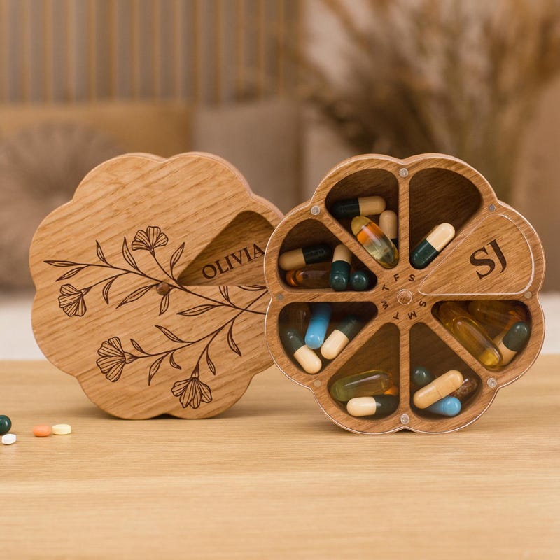 Daily Supplement Organiser - Etsy