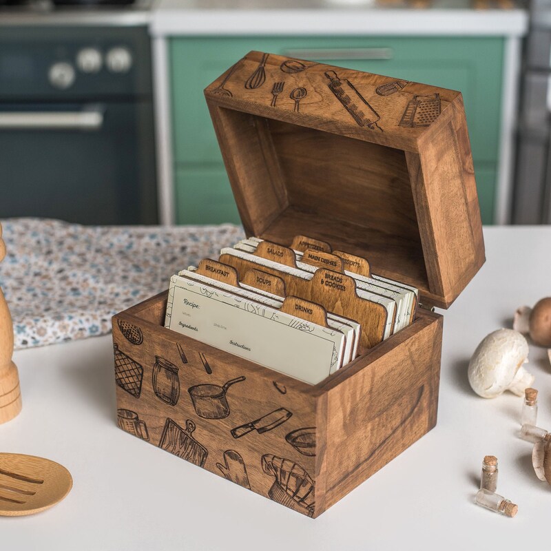 Recipe Box - Etsy