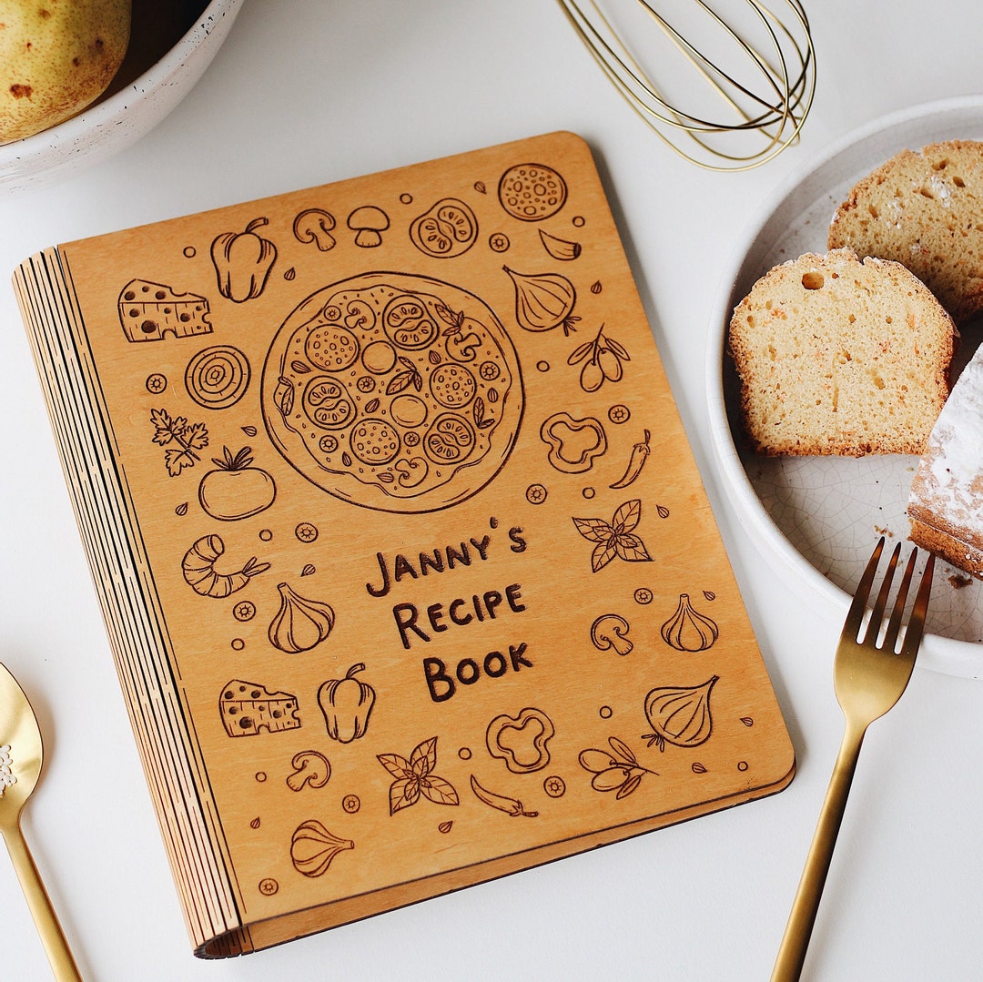 Custom Recipe Book Personalized Blank Recipe Binder Cookbook Food ...