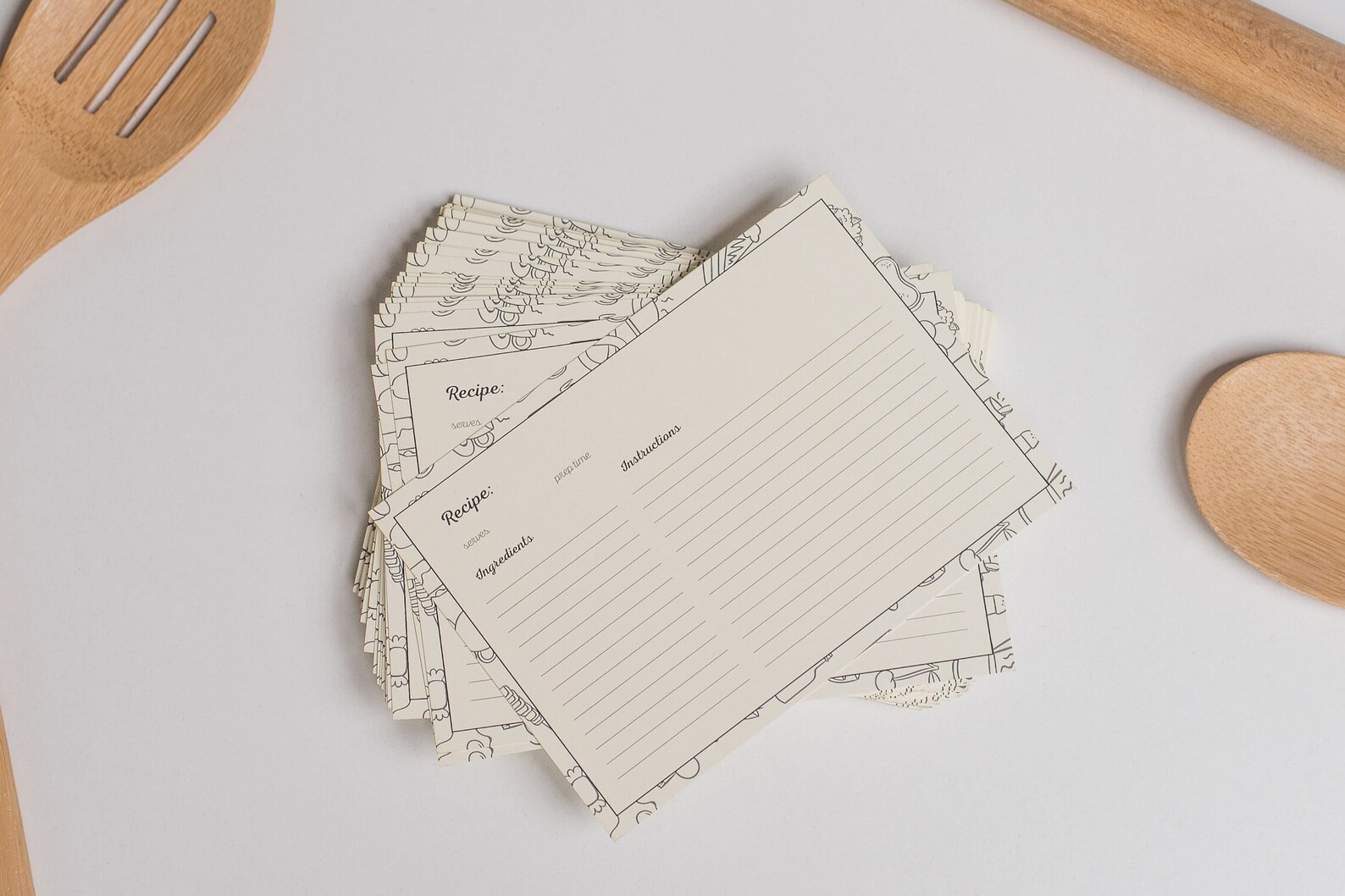 Custom Wooden Recipe Box With Dividers and Recipe Cards - Etsy