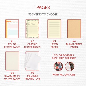 Custom Recipe Book Wooden Cookbook Personalized Recipe Binder Kitchen ...