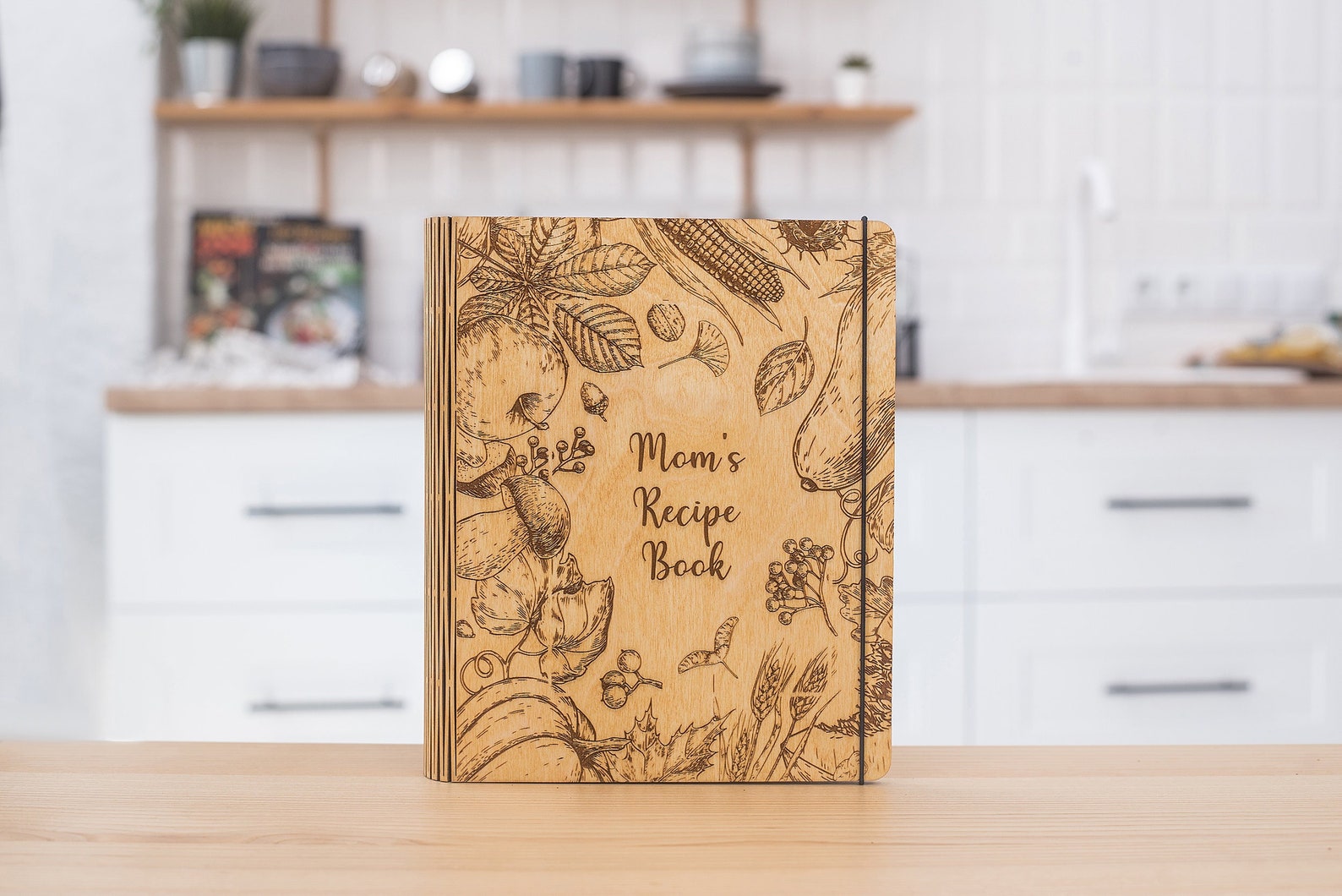 Custom Recipe Book for Recipes Personalized Wooden Blank - Etsy