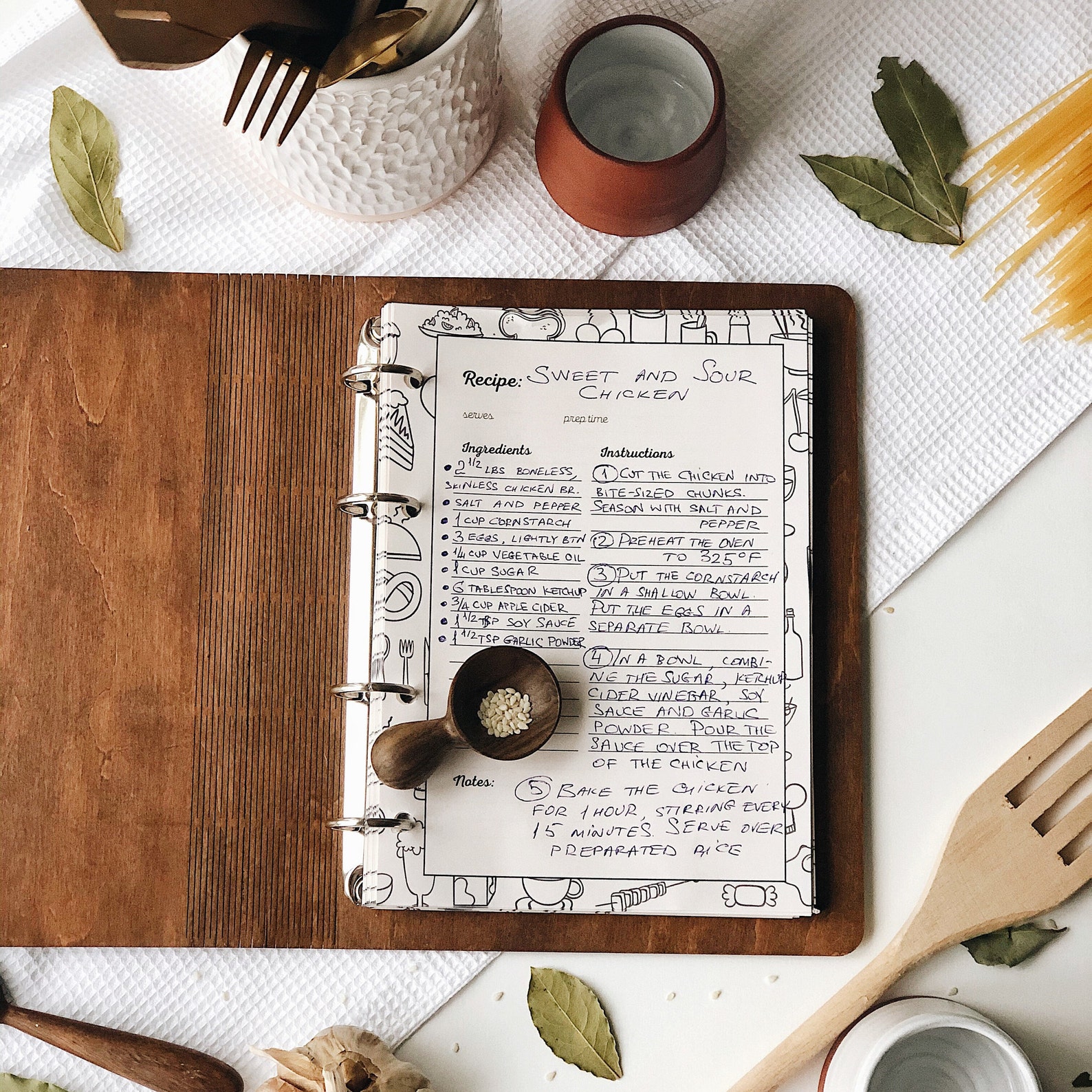 Personalized Recipe Book for Blank Recipe Cards Cookbook - Etsy