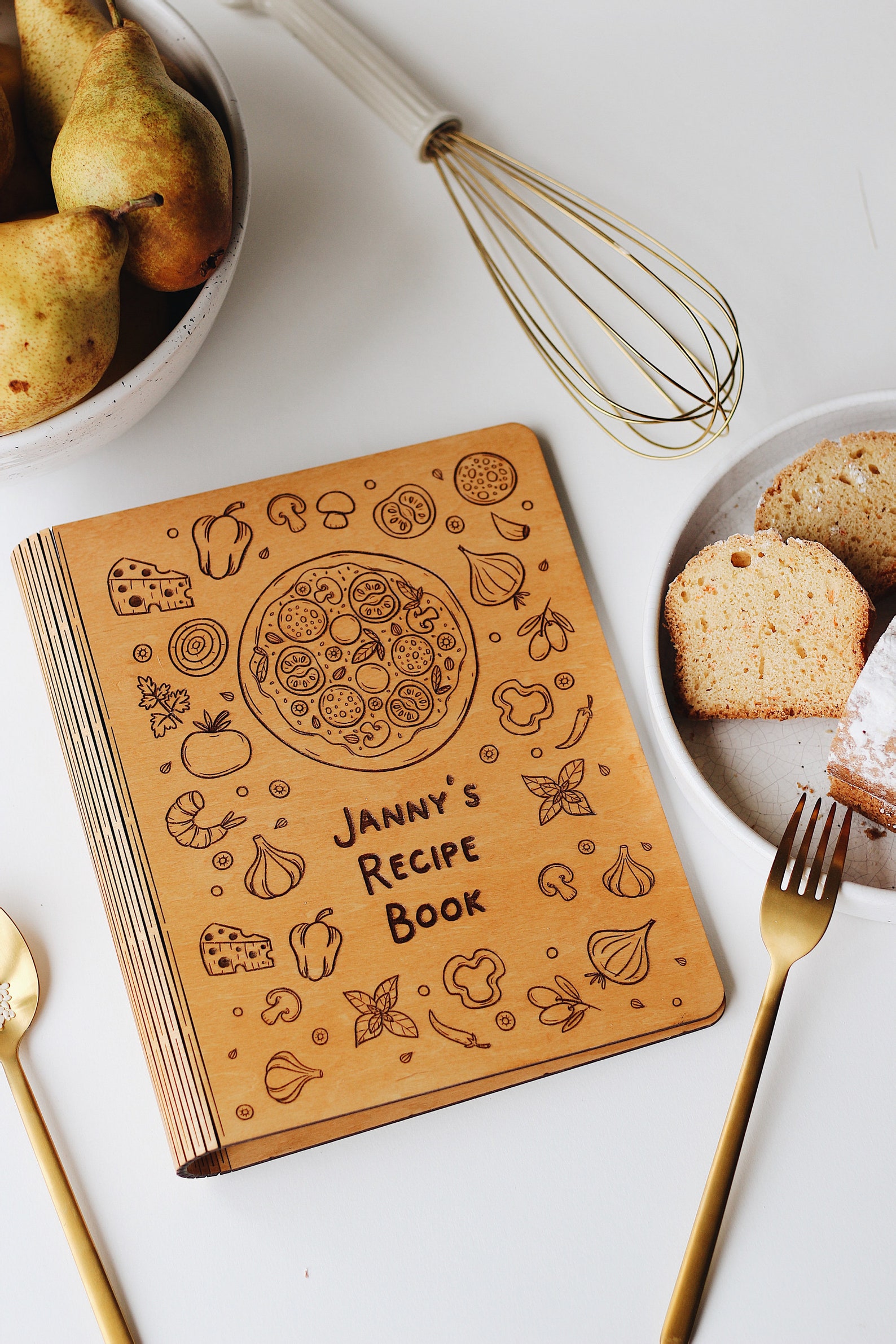 Custom Recipe Book Personalized Blank Recipe Binder Cookbook - Etsy