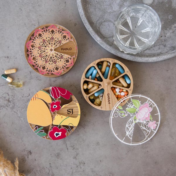 Decorative Pill Box - Etsy