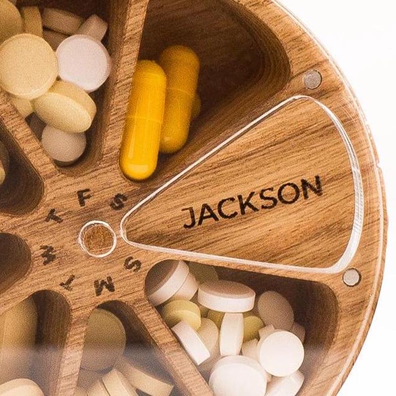 Custom Pill Box - Etsy