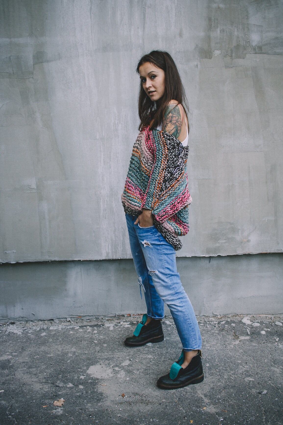 Chunky sweater women oversized sweater girlfriend gift | Etsy