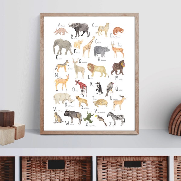 Safari Nursery Decor - Etsy
