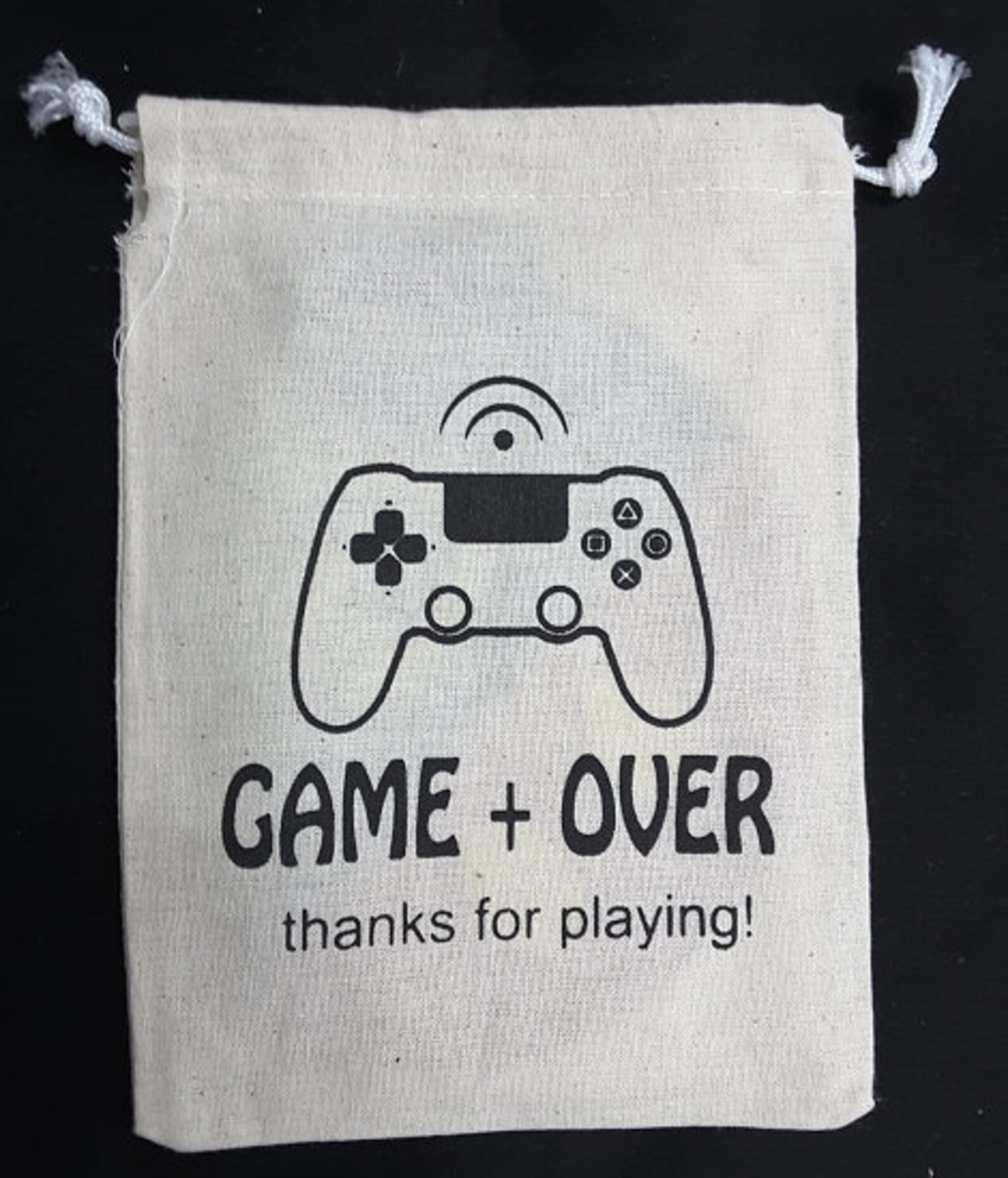 Set of 100 - Game Over Birthday Thank You Bags With Controller Design ...