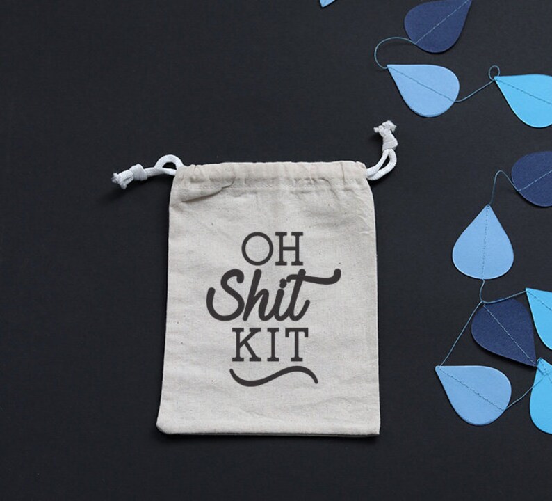 OH SHIT KIT Hangover Kit Survival Kit Bachelor Bachelorette | Etsy