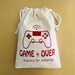Game OVER BIRTHDAY Thank You Bags With Controller Video Game Thank You ...