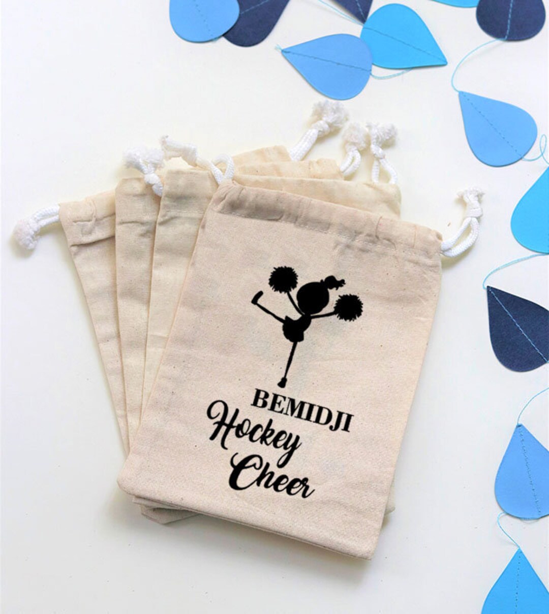 Personalized Cheerleader Gifts: Cheer Tote Bags for Birthday Party ...