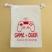 Game OVER BIRTHDAY Thank You Bags With Controller Video Game Thank You ...