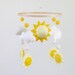 Handmade Felt Baby Mobile With Suns, Moon and Clouds, Unique Nursery ...