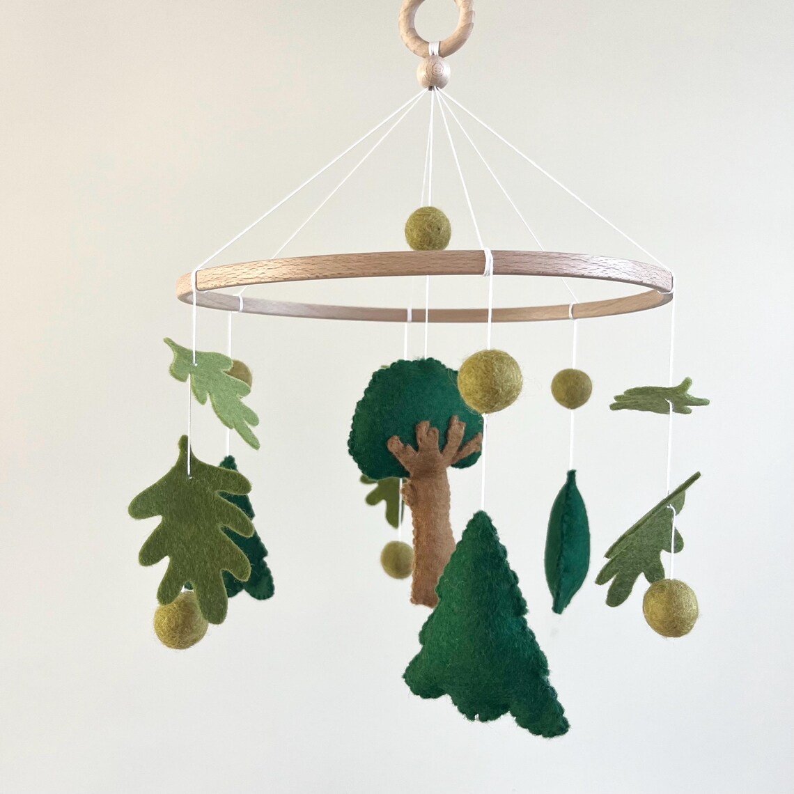 Felt Baby Mobile With Trees, Nursery Decor - Etsy