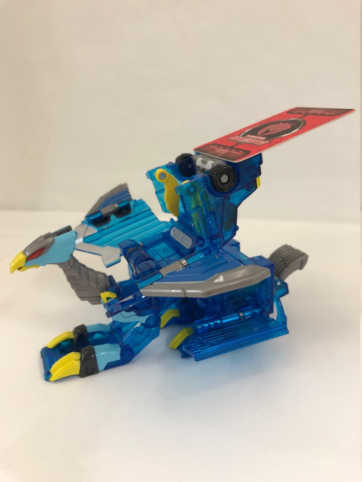 TURNING MECARD YOTA Jumbo Transformable Robot Car Korea Figure+2card ...