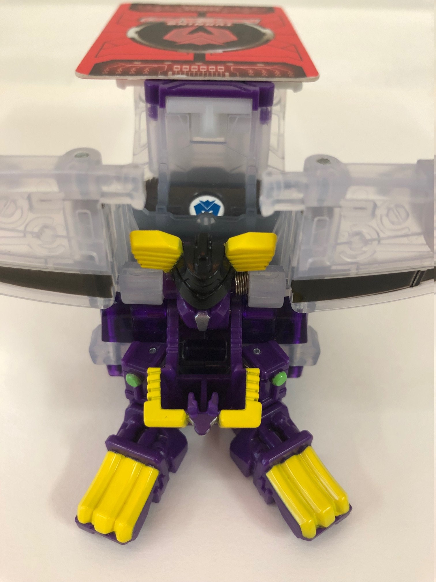 TURNING MECARD GRYPHINK Transformable Robot Car Korea Figure 2SET Used ...