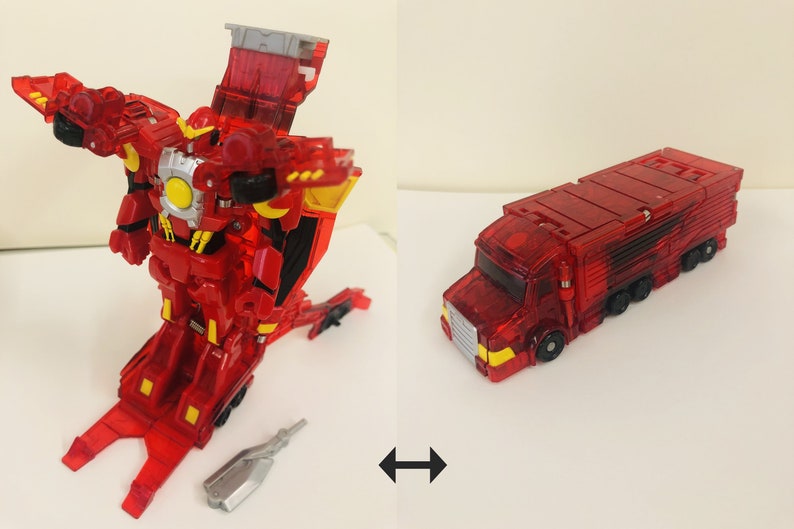 TURNING MECARD NEO Jumbo Transformable Robot Car Korea Figure+3card ...