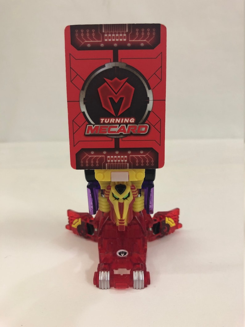 TURNING MECARD GRYPHINK Transformable Robot Car Korea Figure 2SET Used ...