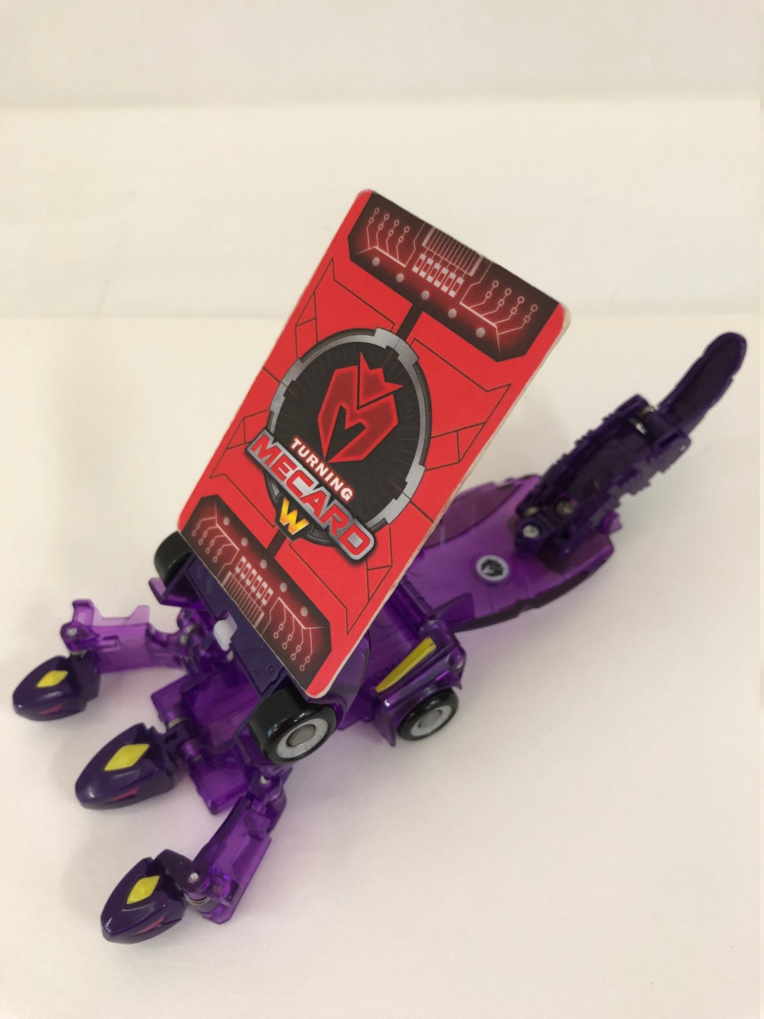 TURNING MECARD GERYON Transformable Robot Car Korea Figure+2card Used ...