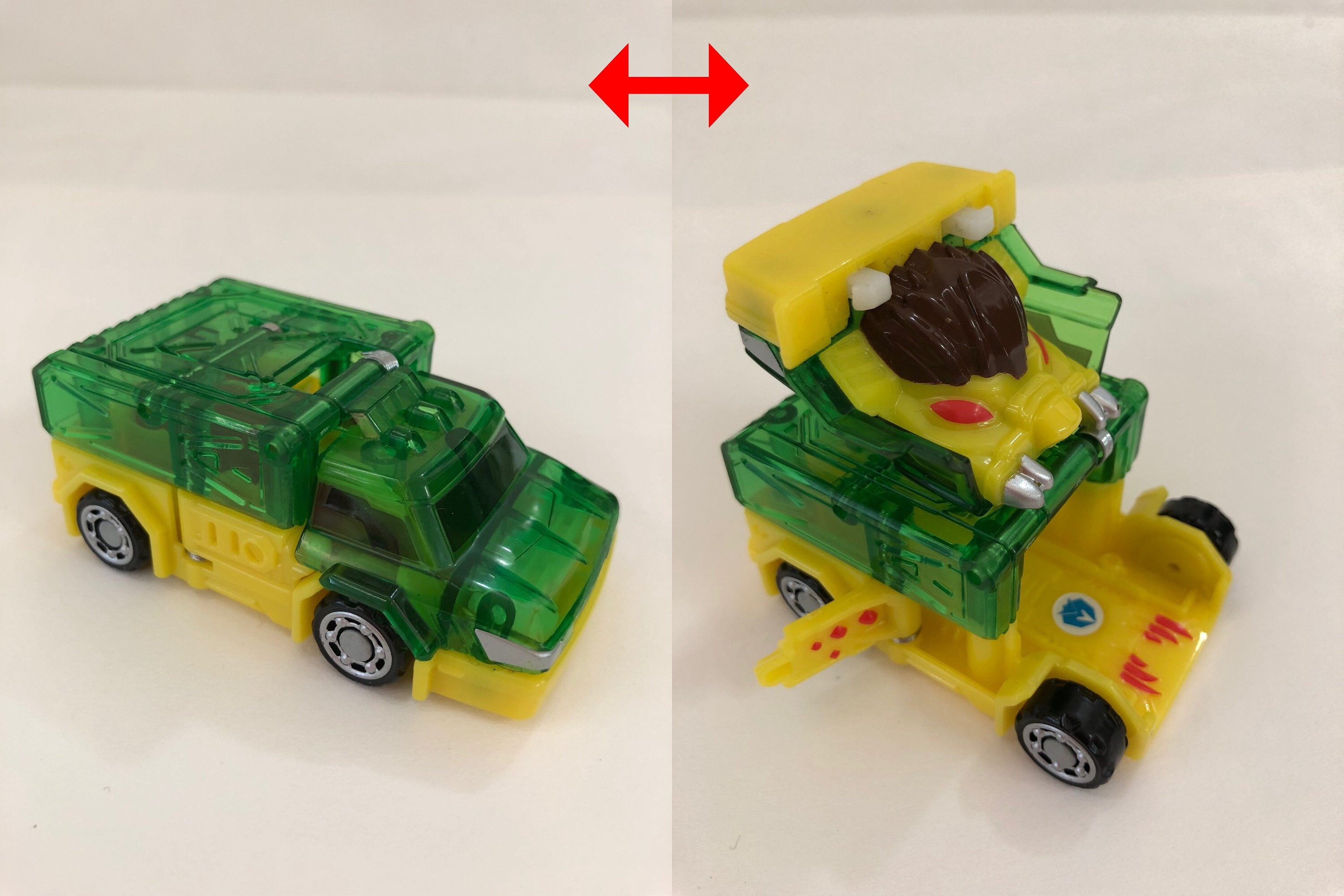 GOHBE Transformable Car Korea Animation Figure+ 2card - Etsy
