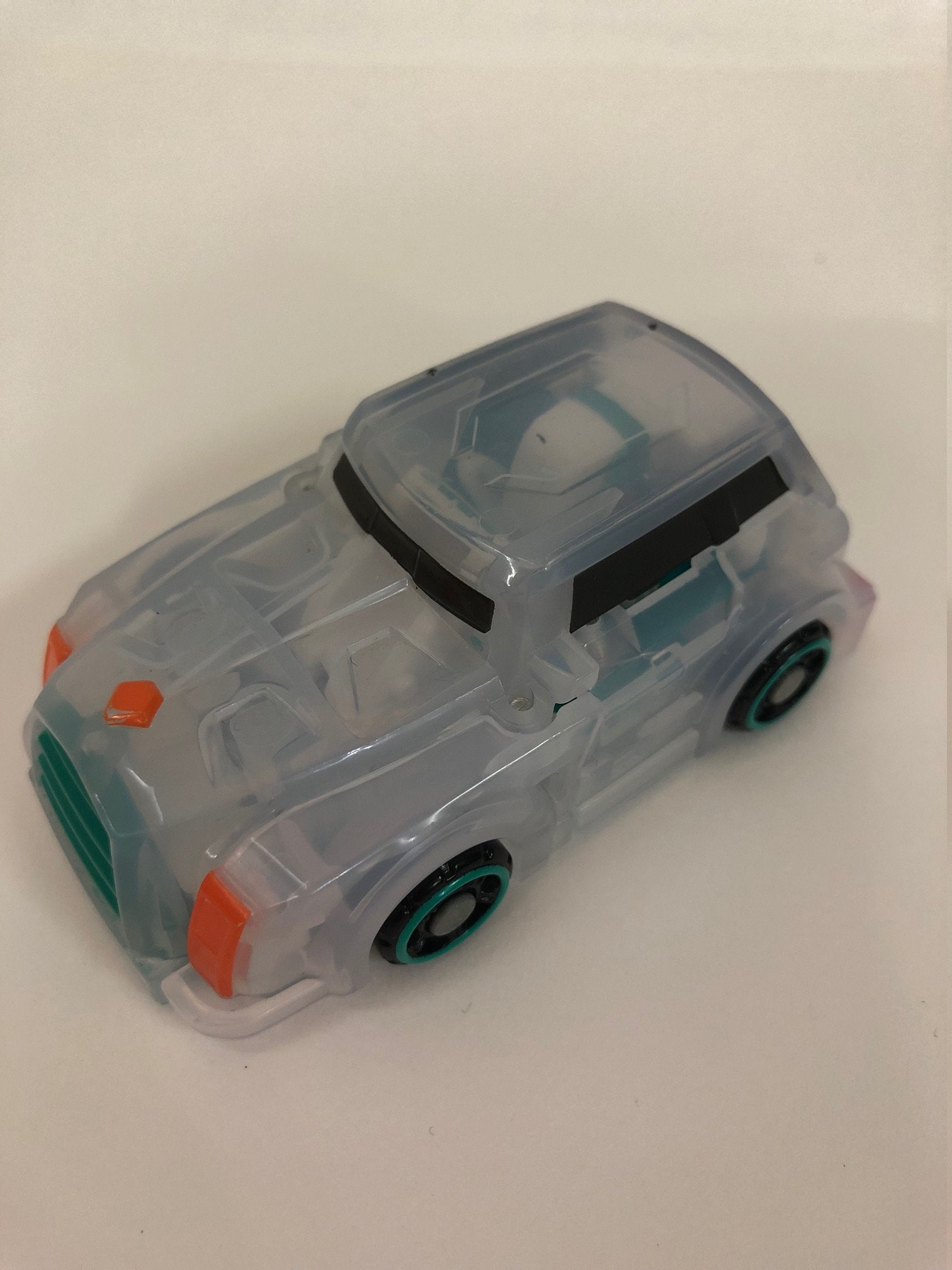 TURNING MECARD MOTHTON Transformable Robot Car Korea Figure+2card Used ...