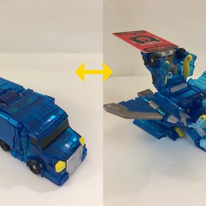 TURNING MECARD YOTA Jumbo Transformable Robot Car Korea Figure+2card ...