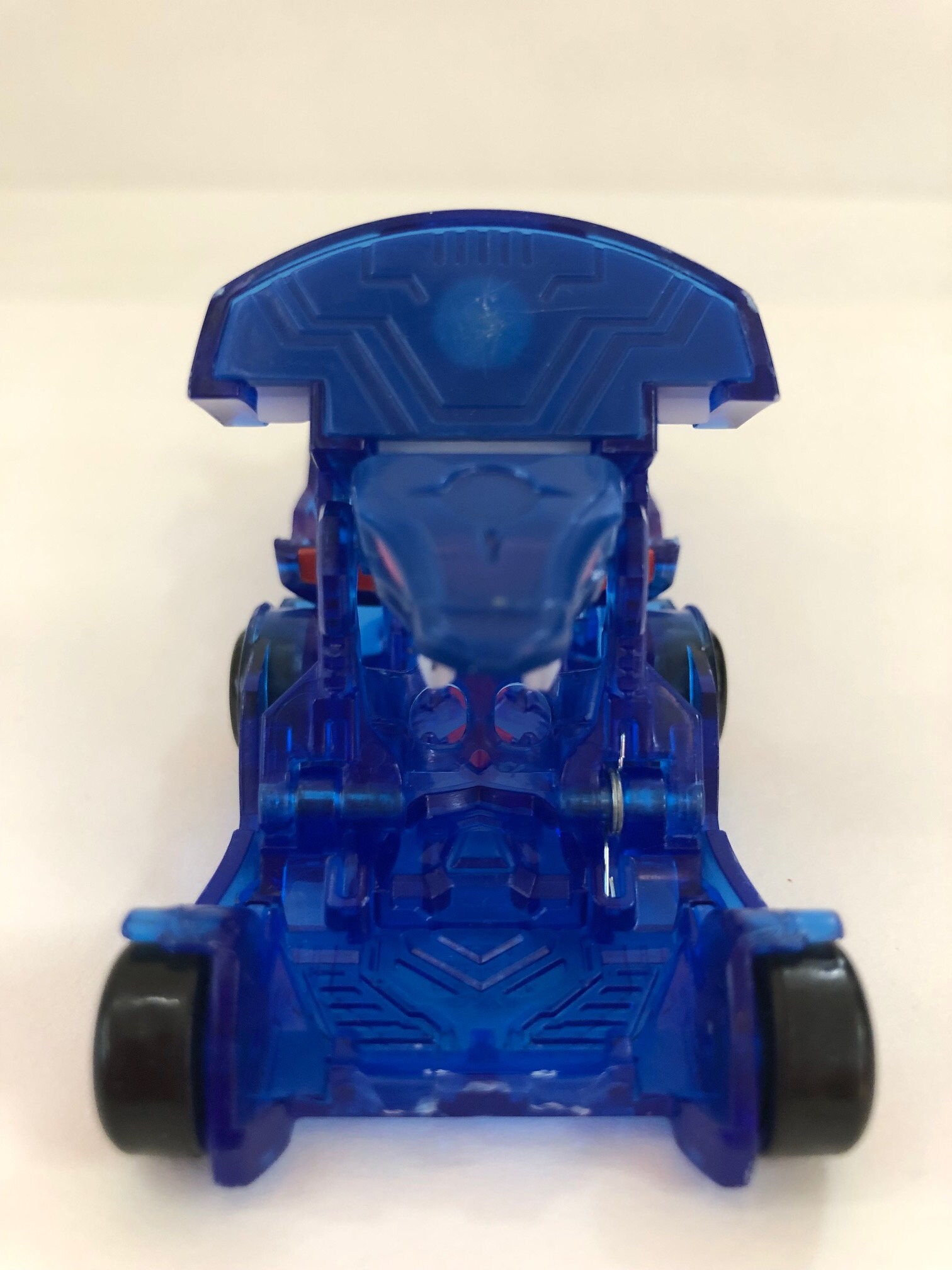 VENOSA Blue Transformable Robot Car Toy Figure 2card TURNING - Etsy