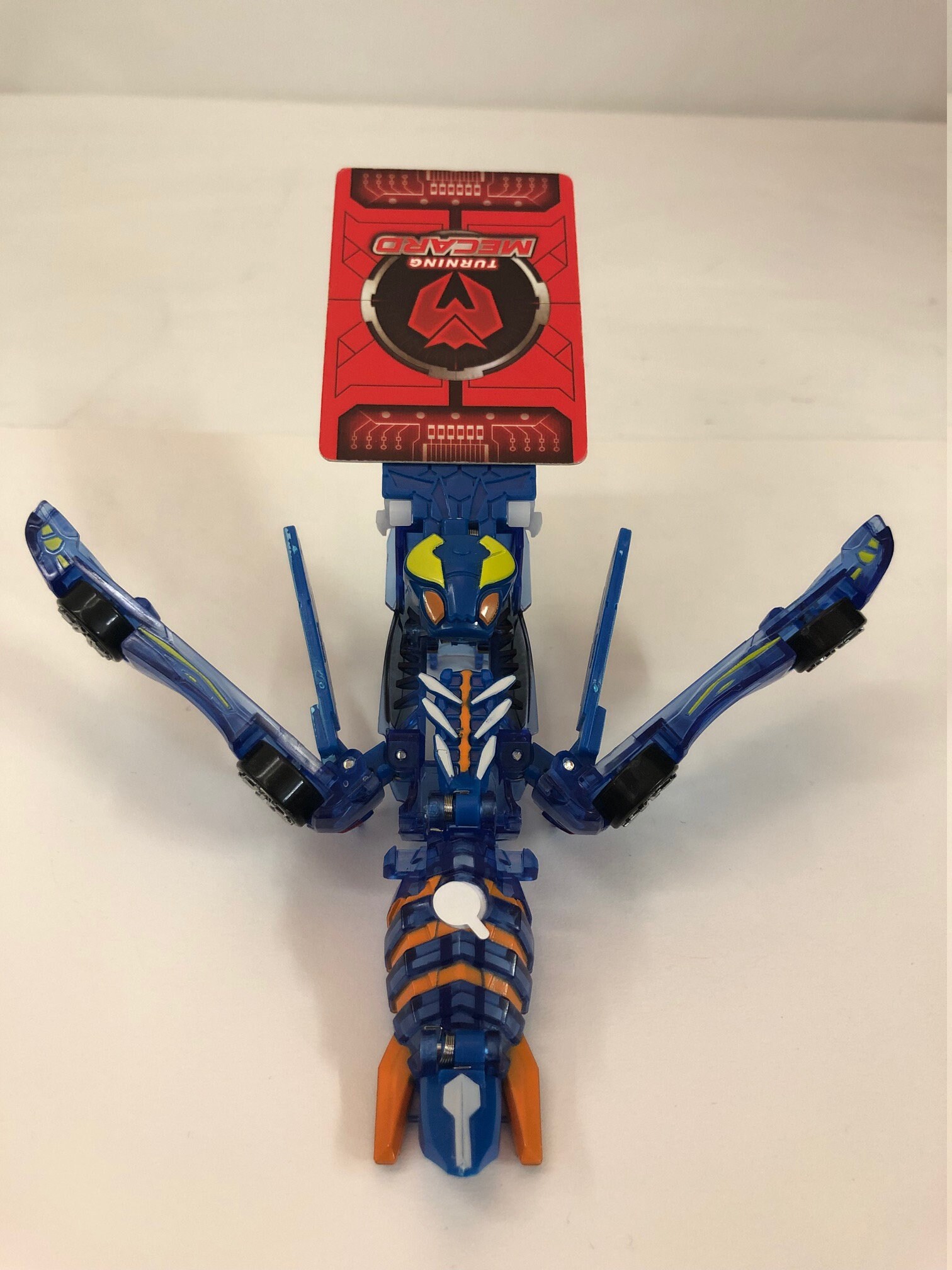 TURNING MECARD WINGTOK Transformable Robot Car Korea Figure+2card Used ...