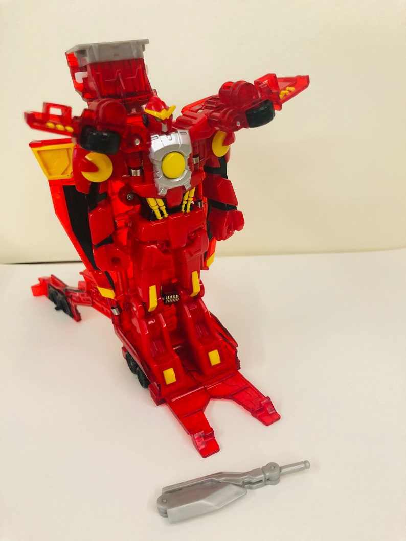TURNING MECARD NEO Jumbo Transformable Robot Car Korea Figure+3card ...