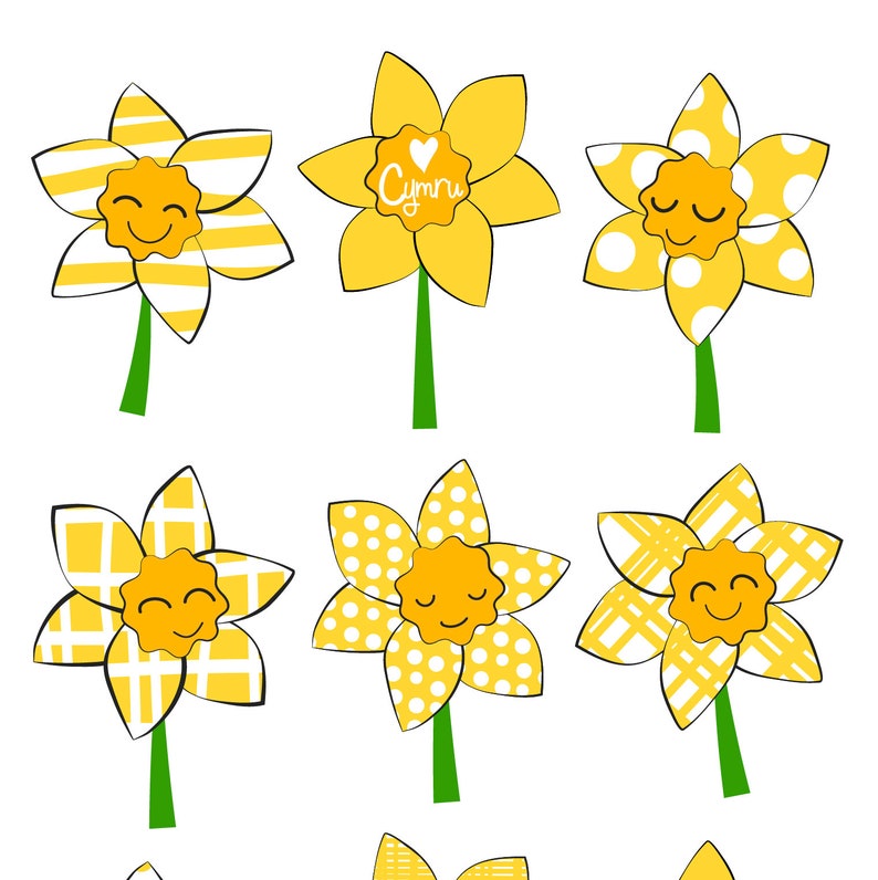 Welsh Daffodil Poster Print, Cennin Pedr. Printiau. Wall Art. A4 A5 ...