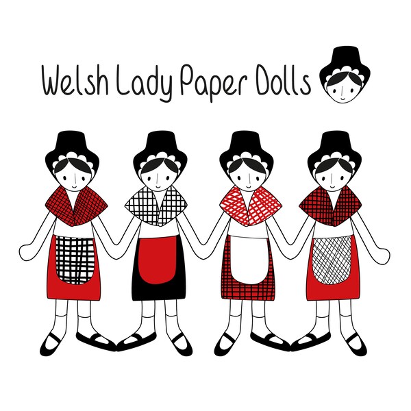 Paper Doll Chain - Etsy