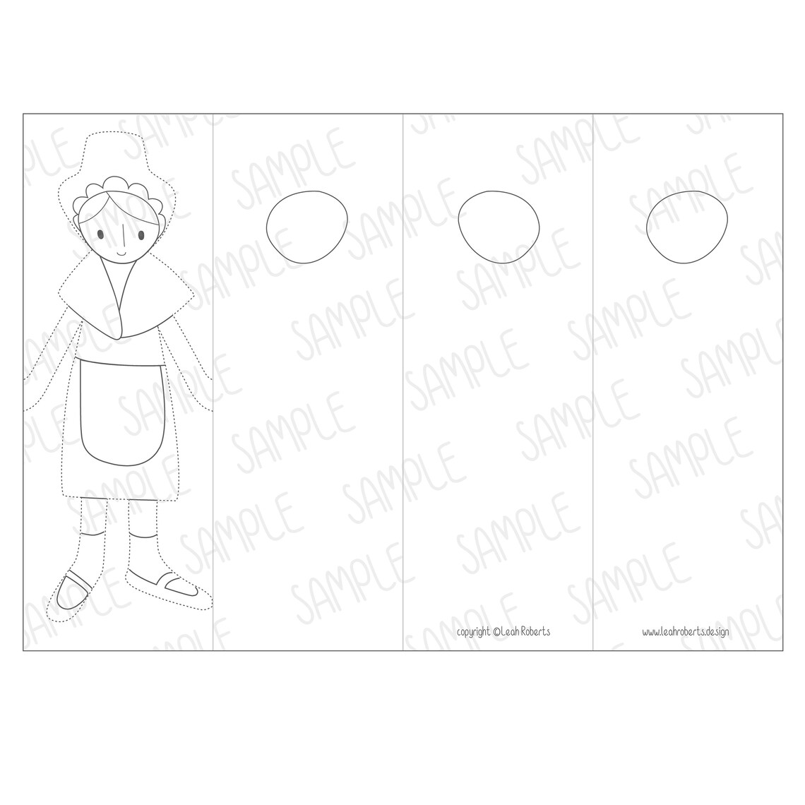 Printable Welsh Ladies Paper Dolls Chain Template. DOLIS PAPUR. St ...