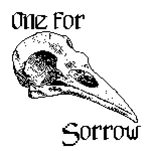 One for Sorrow Creepy Spooky Magpie Rhyme Victorian Gothic - Etsy
