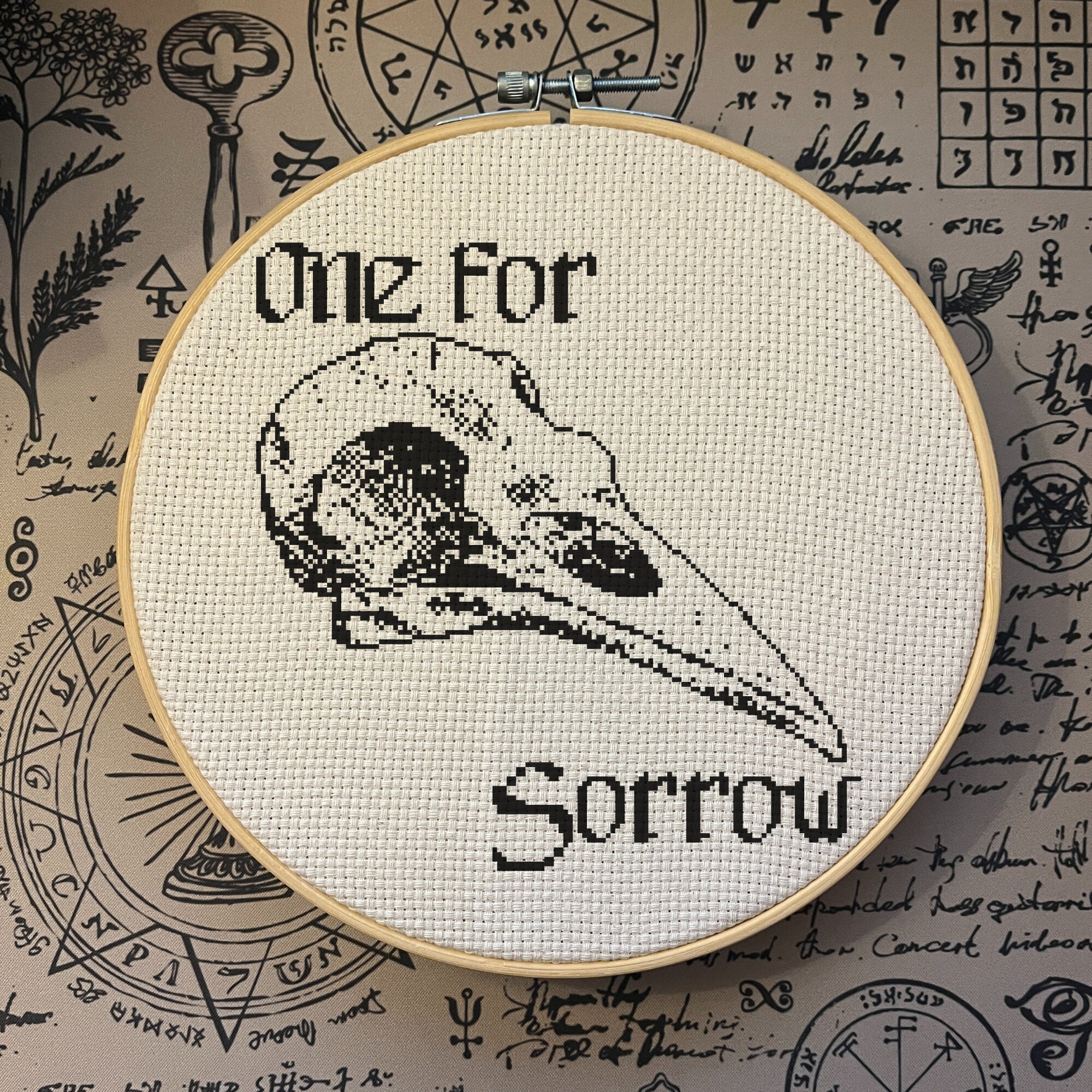 One for Sorrow Creepy Spooky Magpie Rhyme Victorian Gothic - Etsy