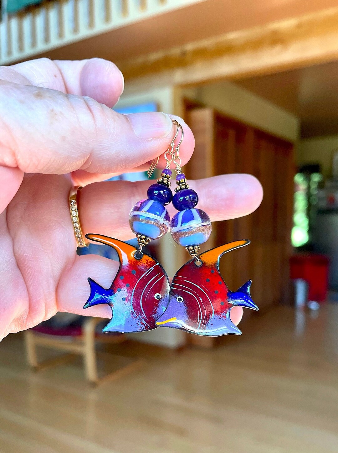 Swimmers. Bold, Intense, Fish, Summer, Hip, Cathleen Zaring - Etsy