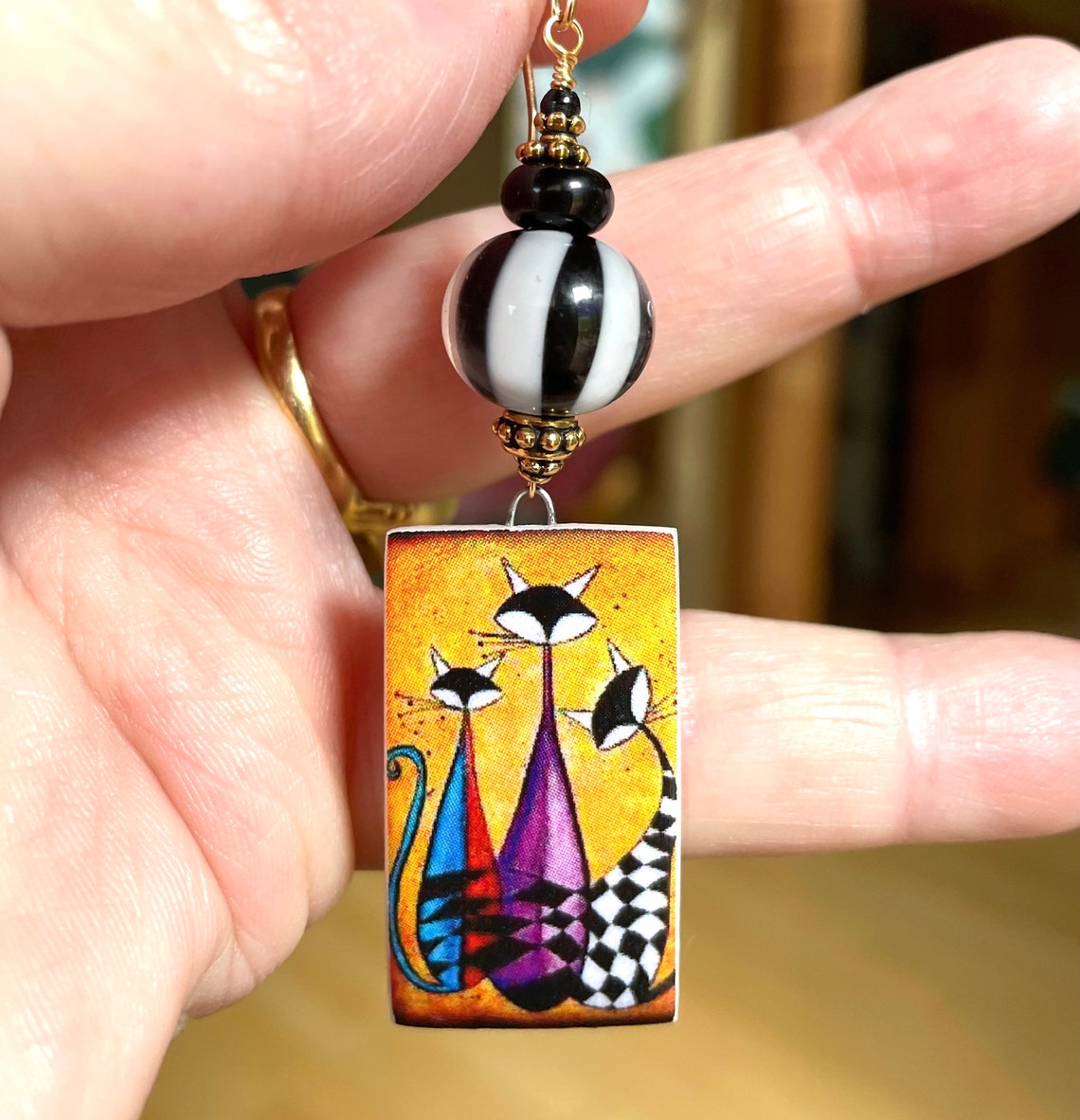 Pre George Jetson. Cat the Fifties Vintage Style Deniz - Etsy