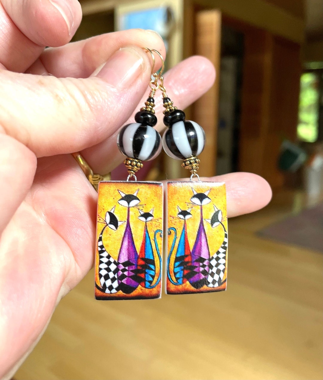 Pre George Jetson. Cat the Fifties Vintage Style Deniz - Etsy