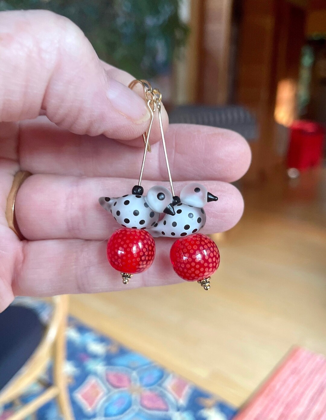 Feeling Dotty. Polka Dot, Birds, Black and White, Valentine's, Rich ...