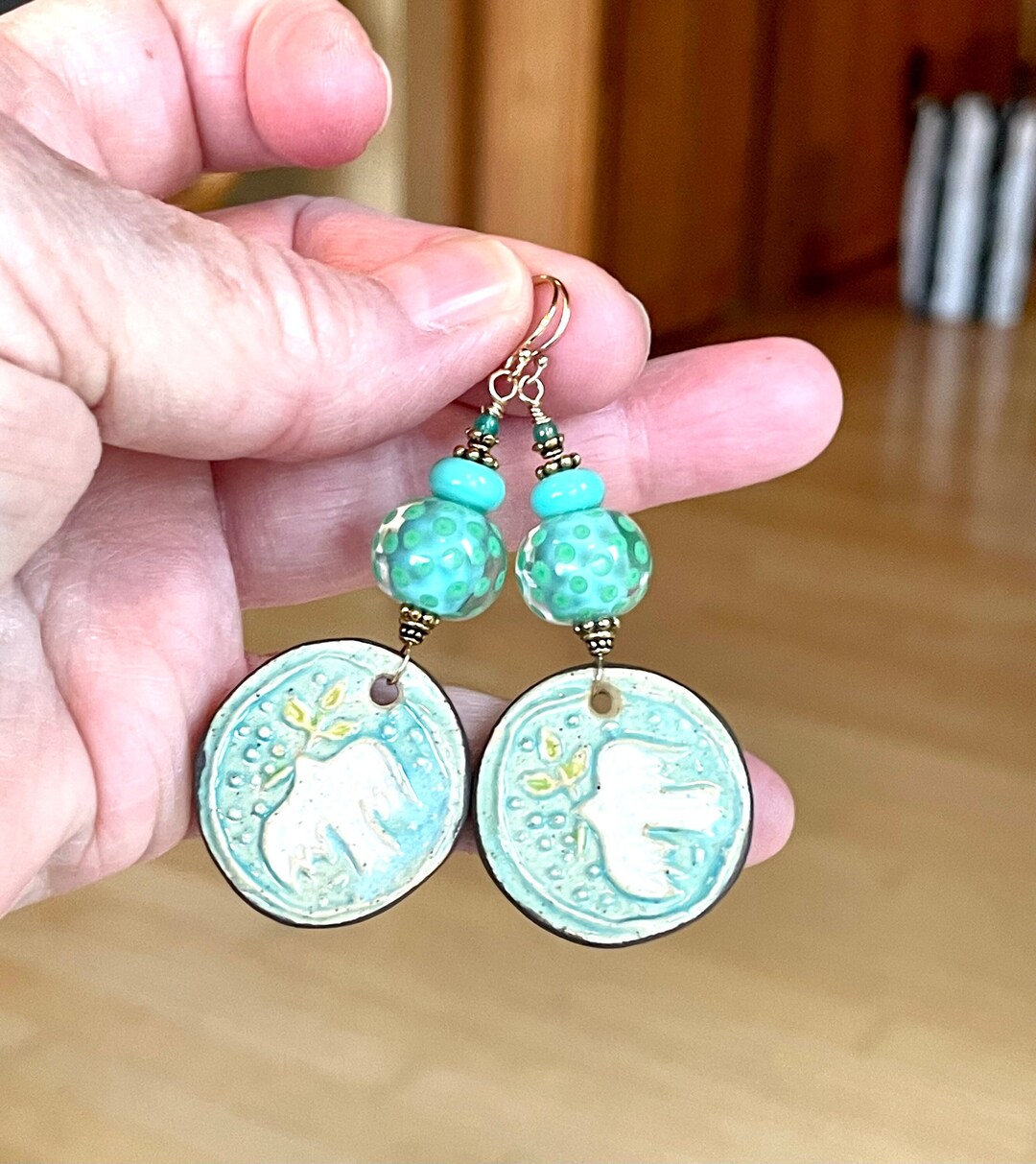 Peace. Doves, Happy and Hippy, Whimsy, Artisan, Ceramic Tabs - Etsy