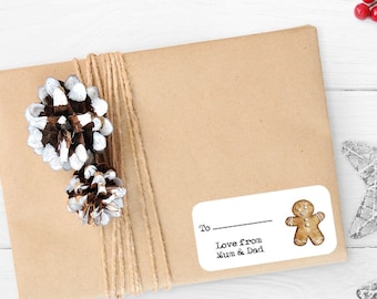 To From Stickers to From Gift Tags Red Square Gift Labels - Etsy