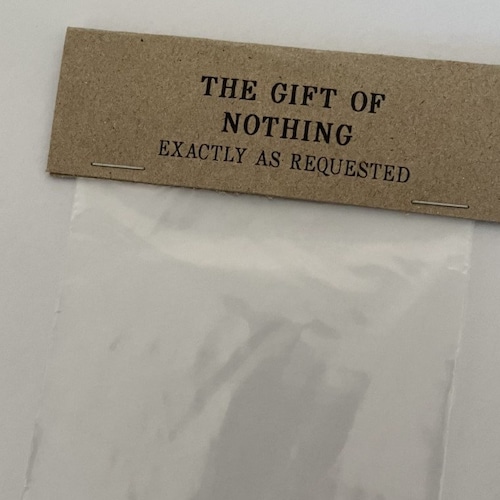 The Gift of Nothing Bag of Nothing Novelty Gift Joke - Etsy